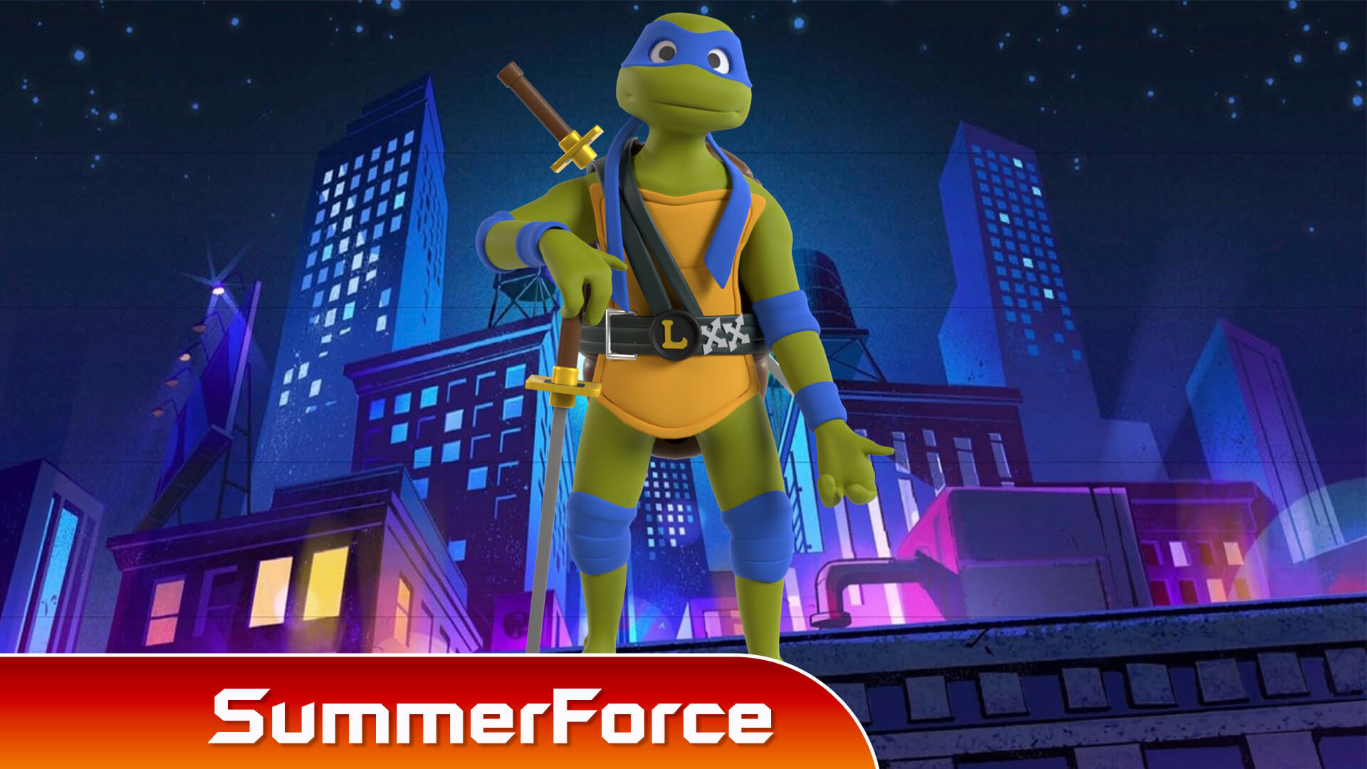 Leonardo - TMNT 3D Model by Summerforce