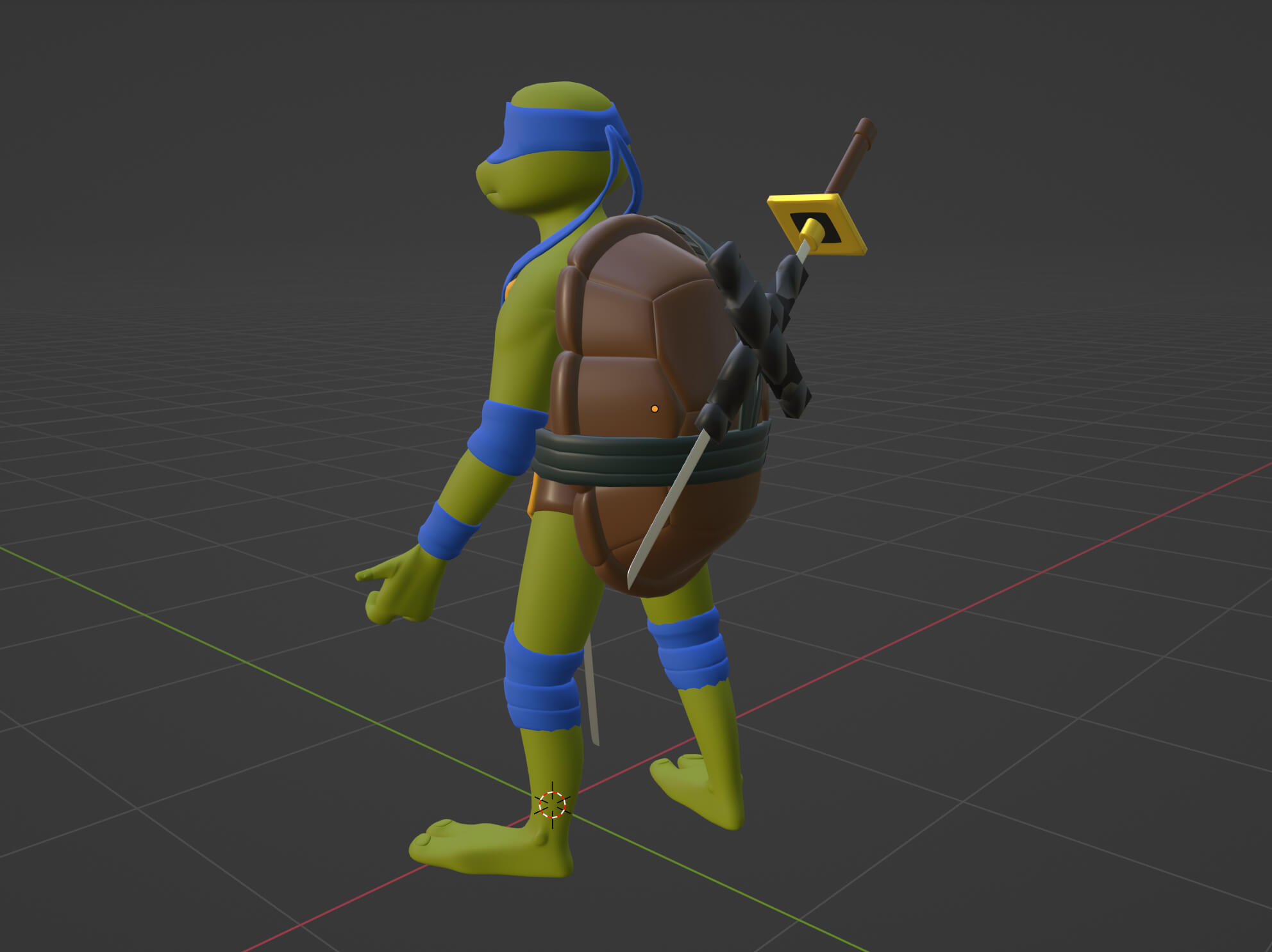 Leonardo Tmnt 3d Model By Summerforce 6025