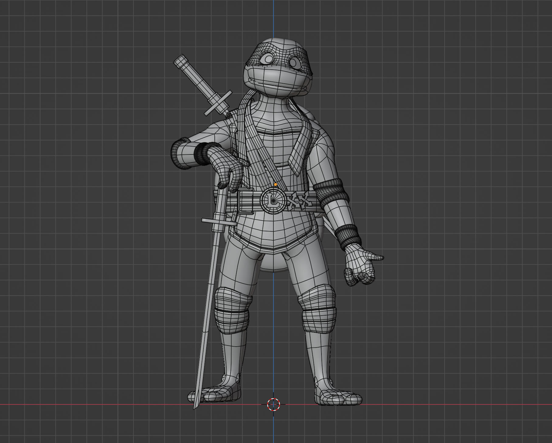 Leonardo - TMNT 3D Model by Summerforce