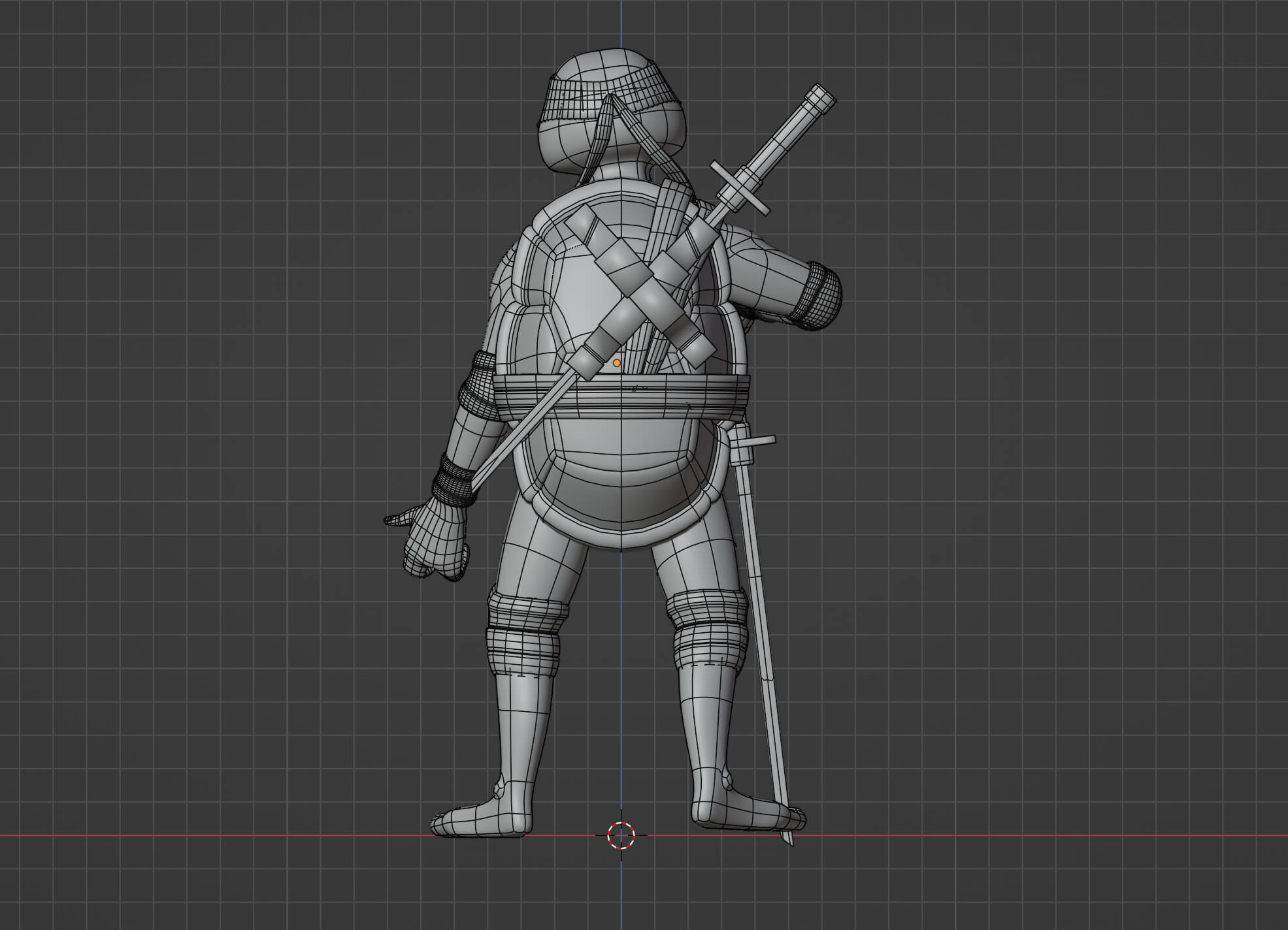 Leonardo - TMNT 3D Model by Summerforce