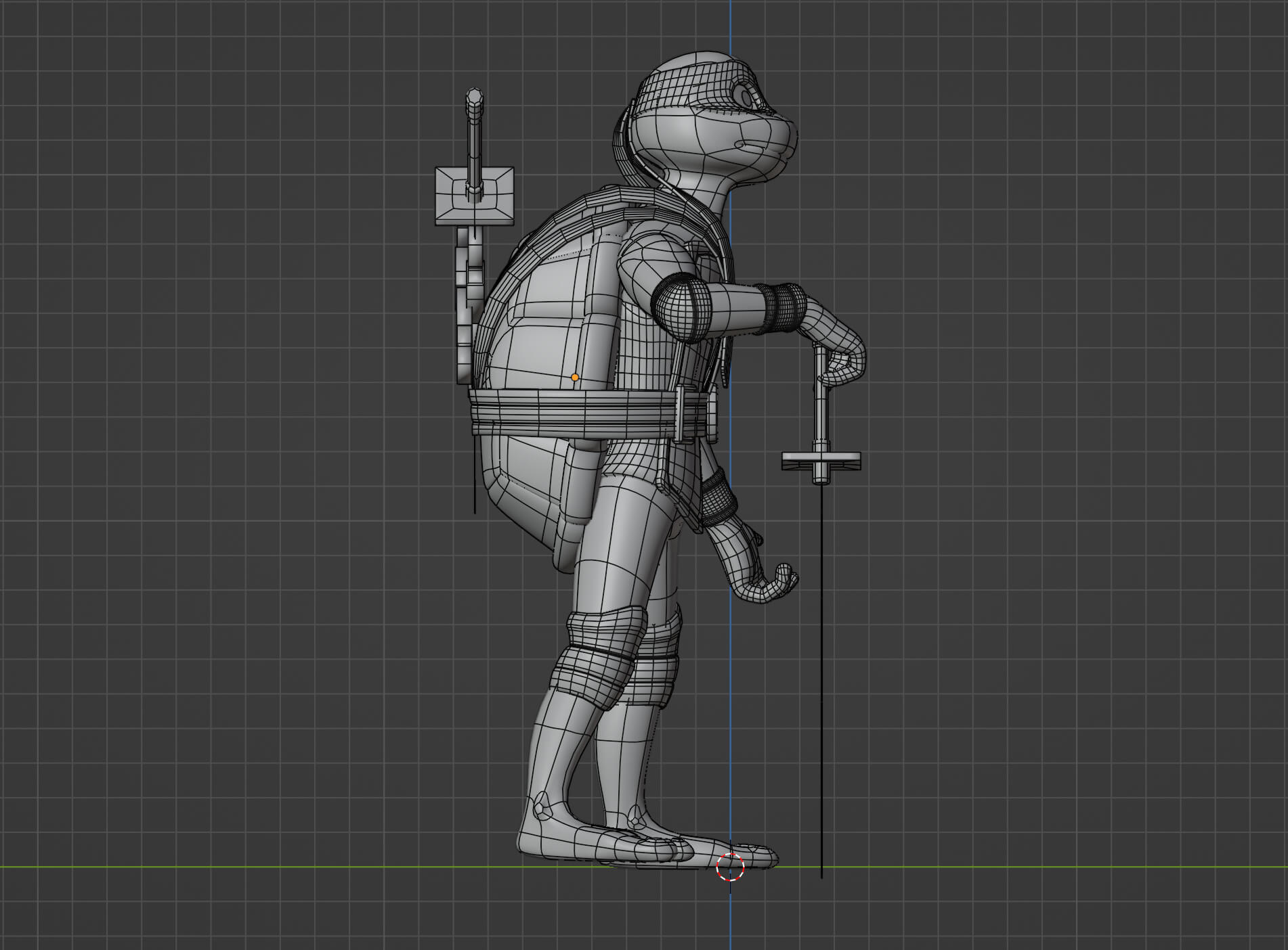 Leonardo Tmnt 3d Model By Summerforce 9217