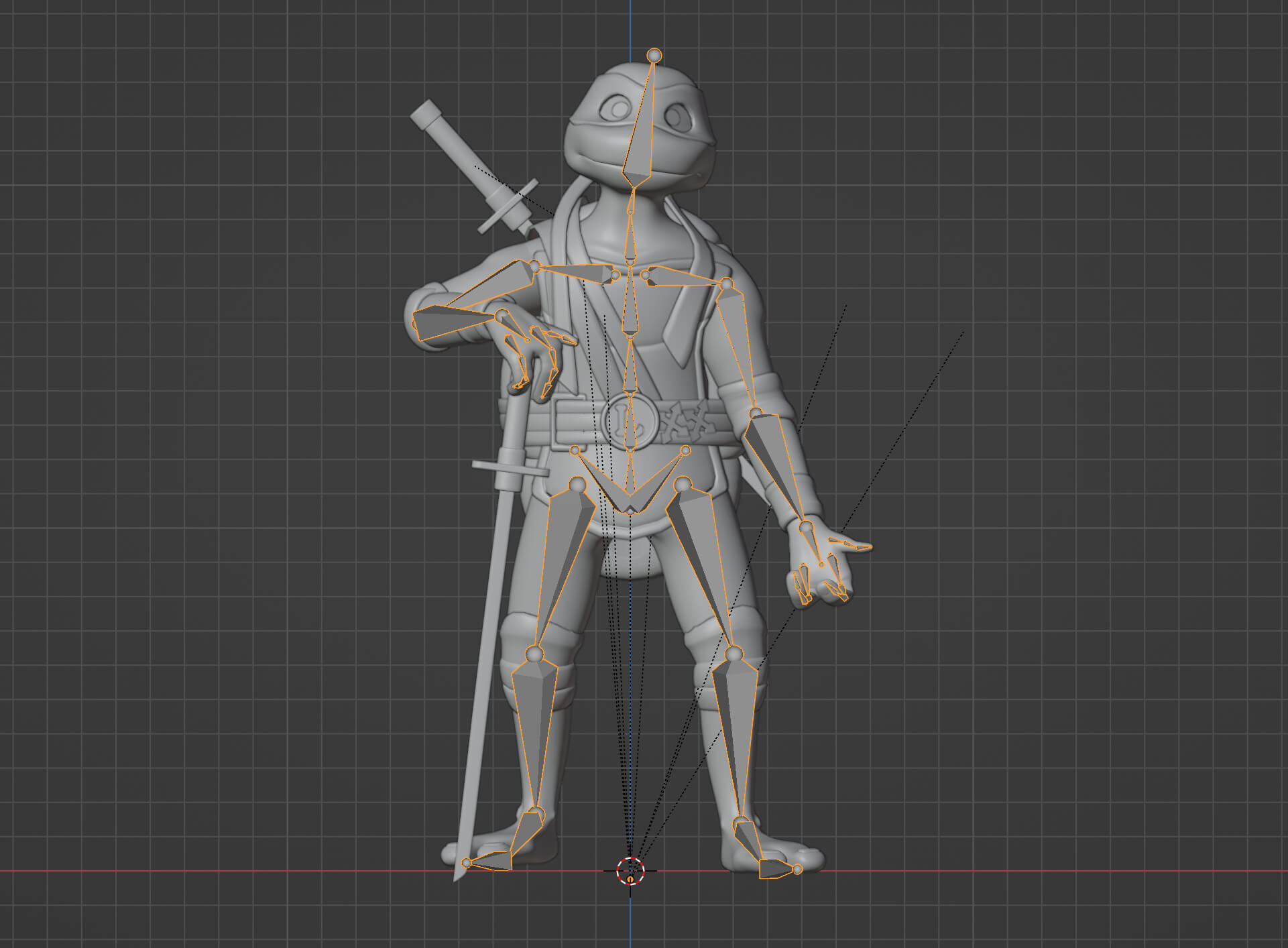 Leonardo Tmnt 3d Model By Summerforce 8512