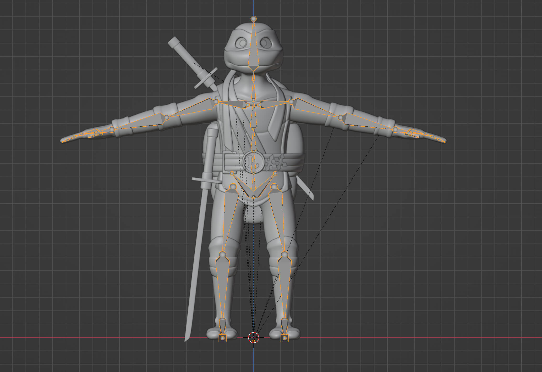 Leonardo Tmnt 3d Model By Summerforce 9279