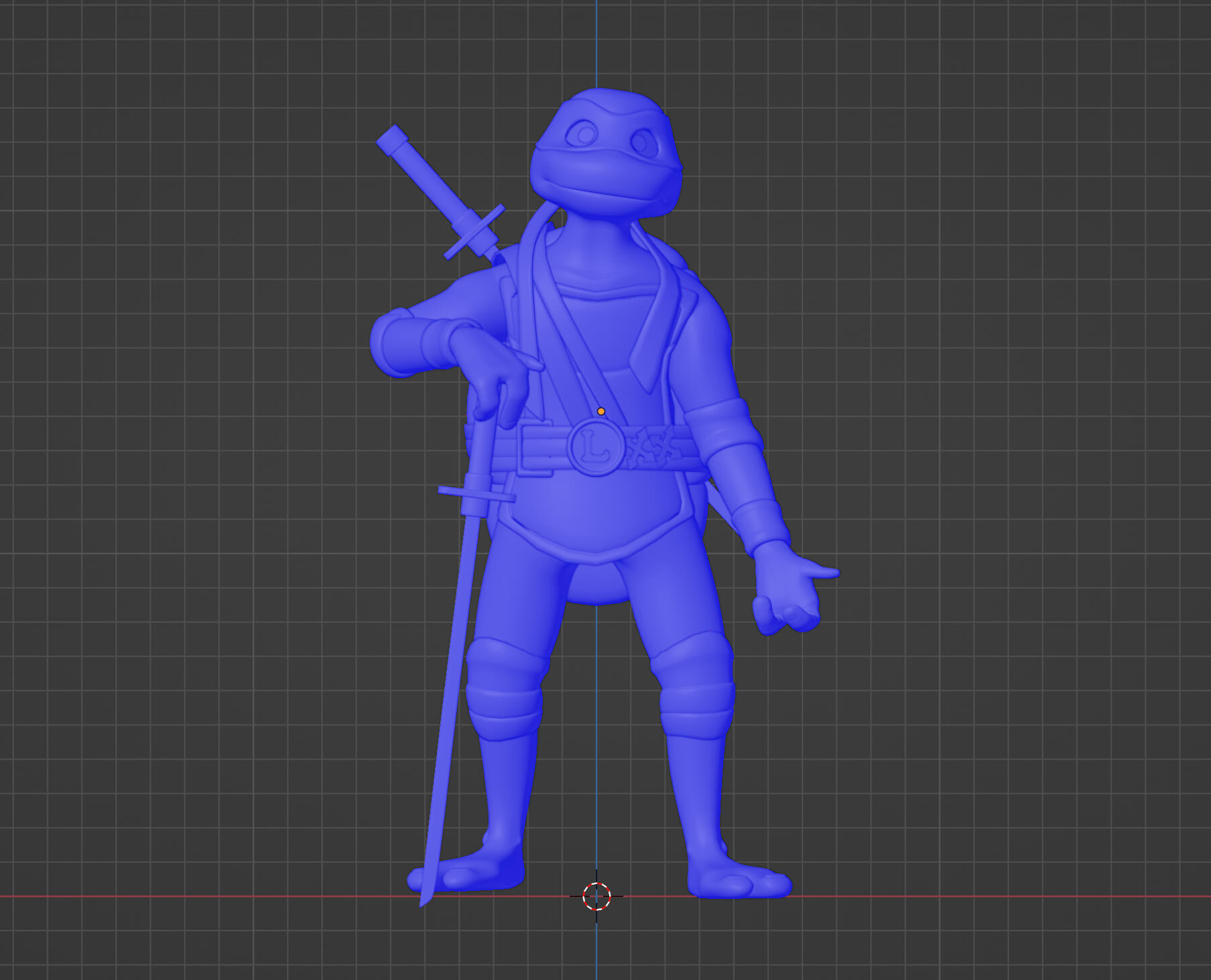 Leonardo - TMNT 3D Model by Summerforce