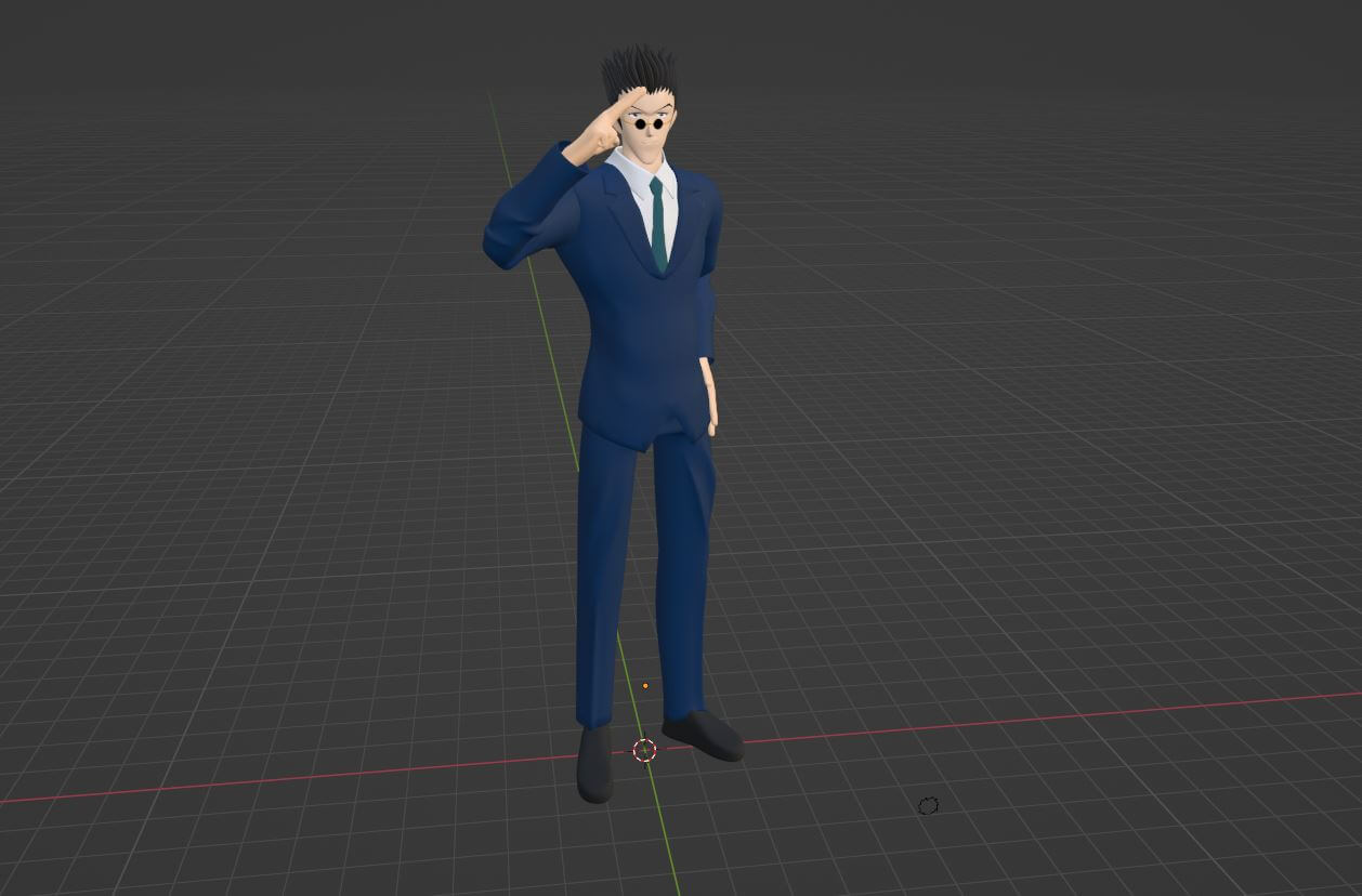 Leorio Paradinight - Hunter X Hunter 3D Model by Summerforce