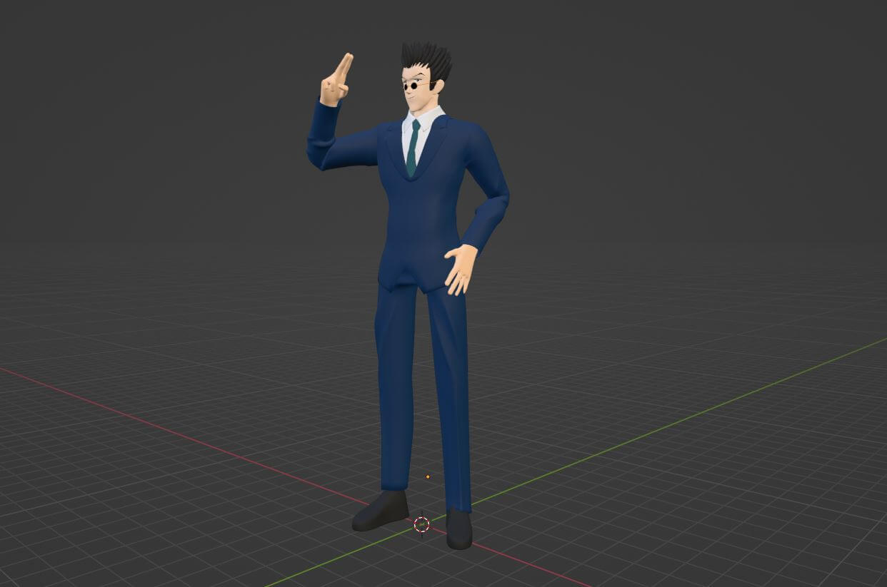 Leorio Paradinight - Hunter X Hunter 3D Model by Summerforce