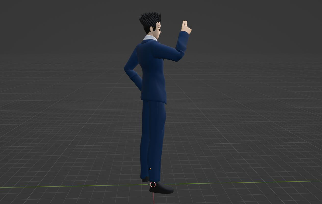 Leorio Paradinight - Hunter X Hunter 3D Model by Summerforce
