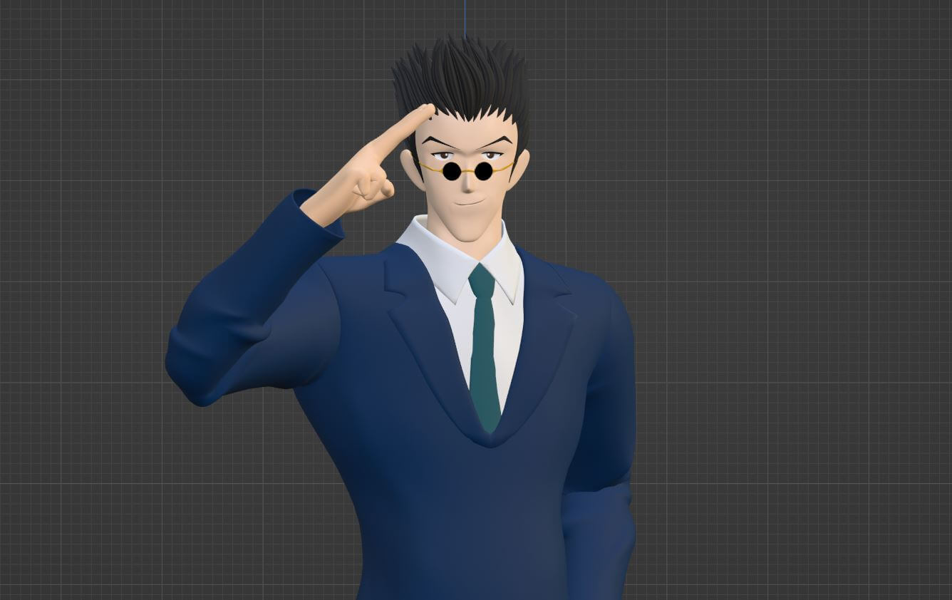 Leorio Paradinight - Hunter X Hunter 3D Model by Summerforce