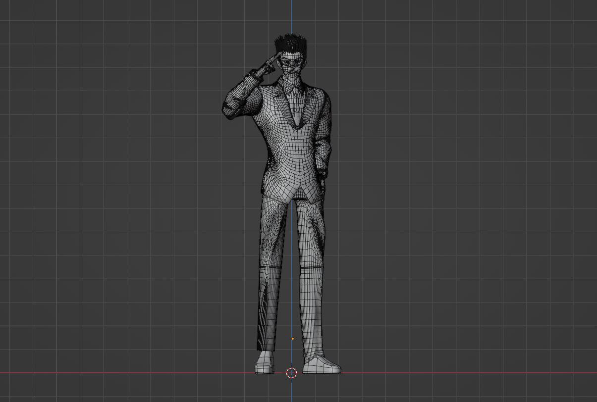 Leorio Paradinight - Hunter X Hunter 3D Model by Summerforce