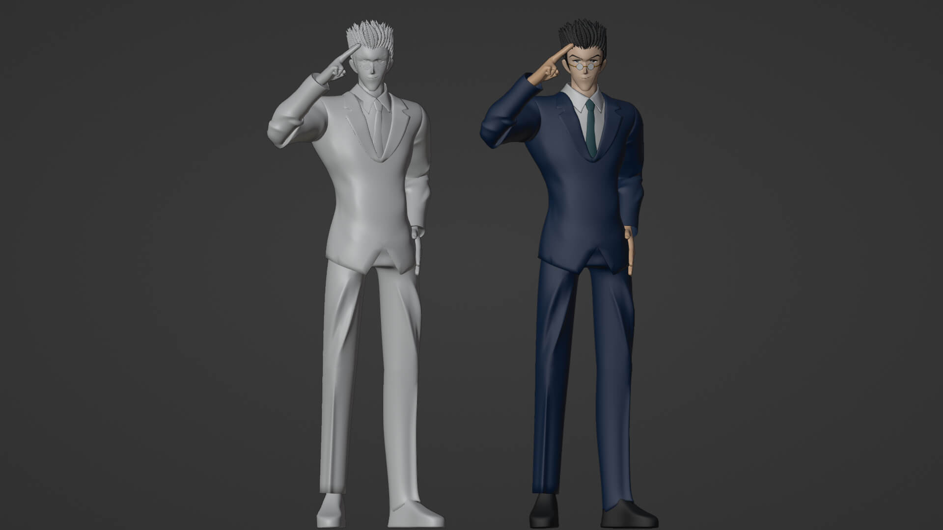 Leorio Paradinight - Hunter X Hunter 3D Model by Summerforce