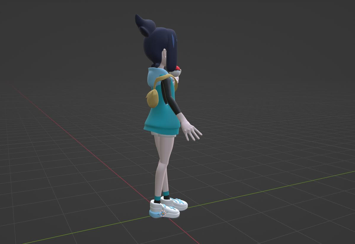 Liko - Pokémon Horizons 3D Model by Summerforce