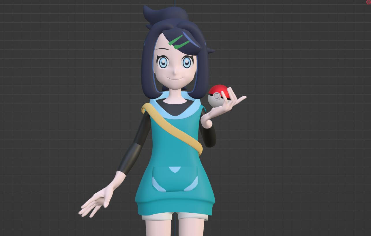 Liko - Pokémon Horizons 3D Model by Summerforce