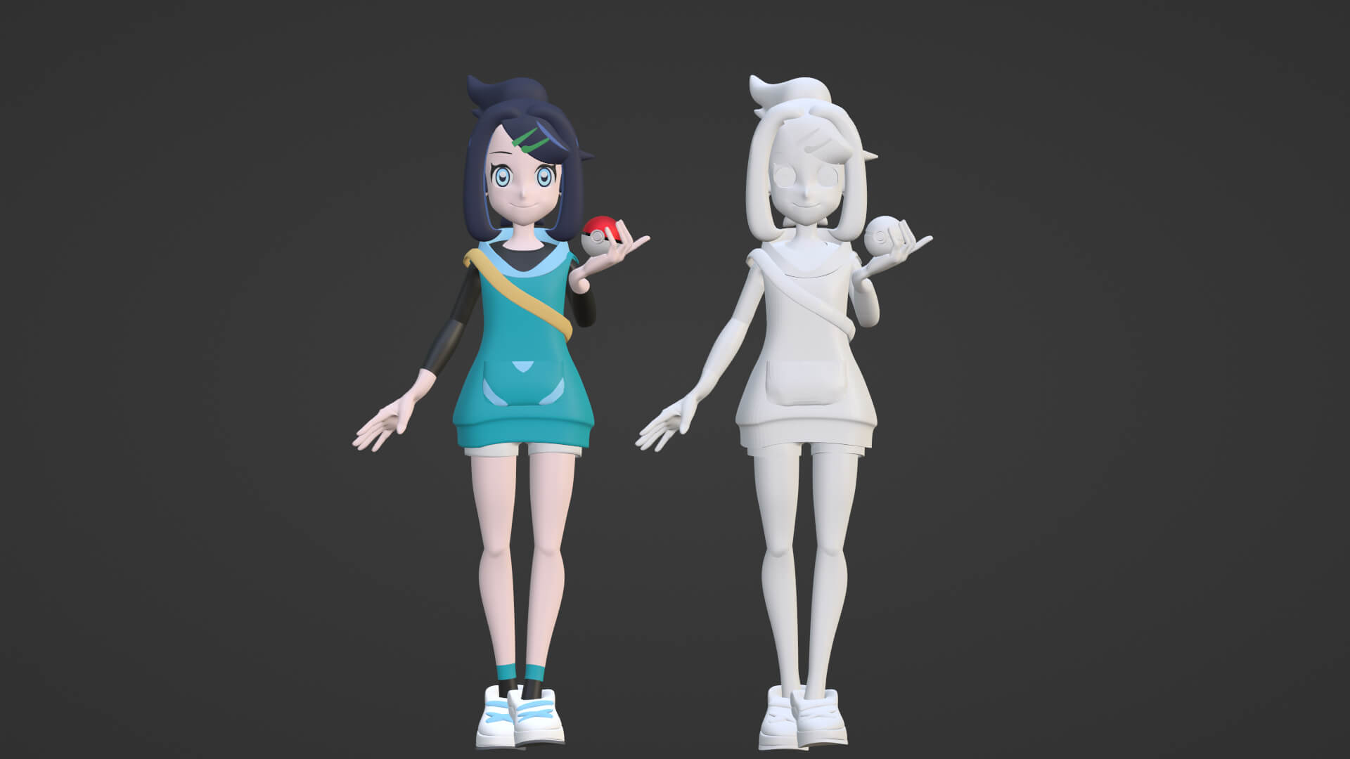 Liko - Pokémon Horizons 3D Model by Summerforce