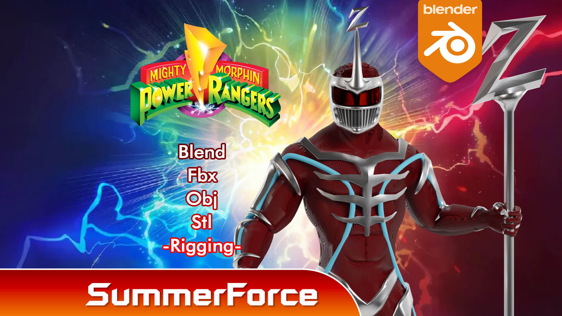 Lord Zedd - Power Ranger 3D Model by Summerforce