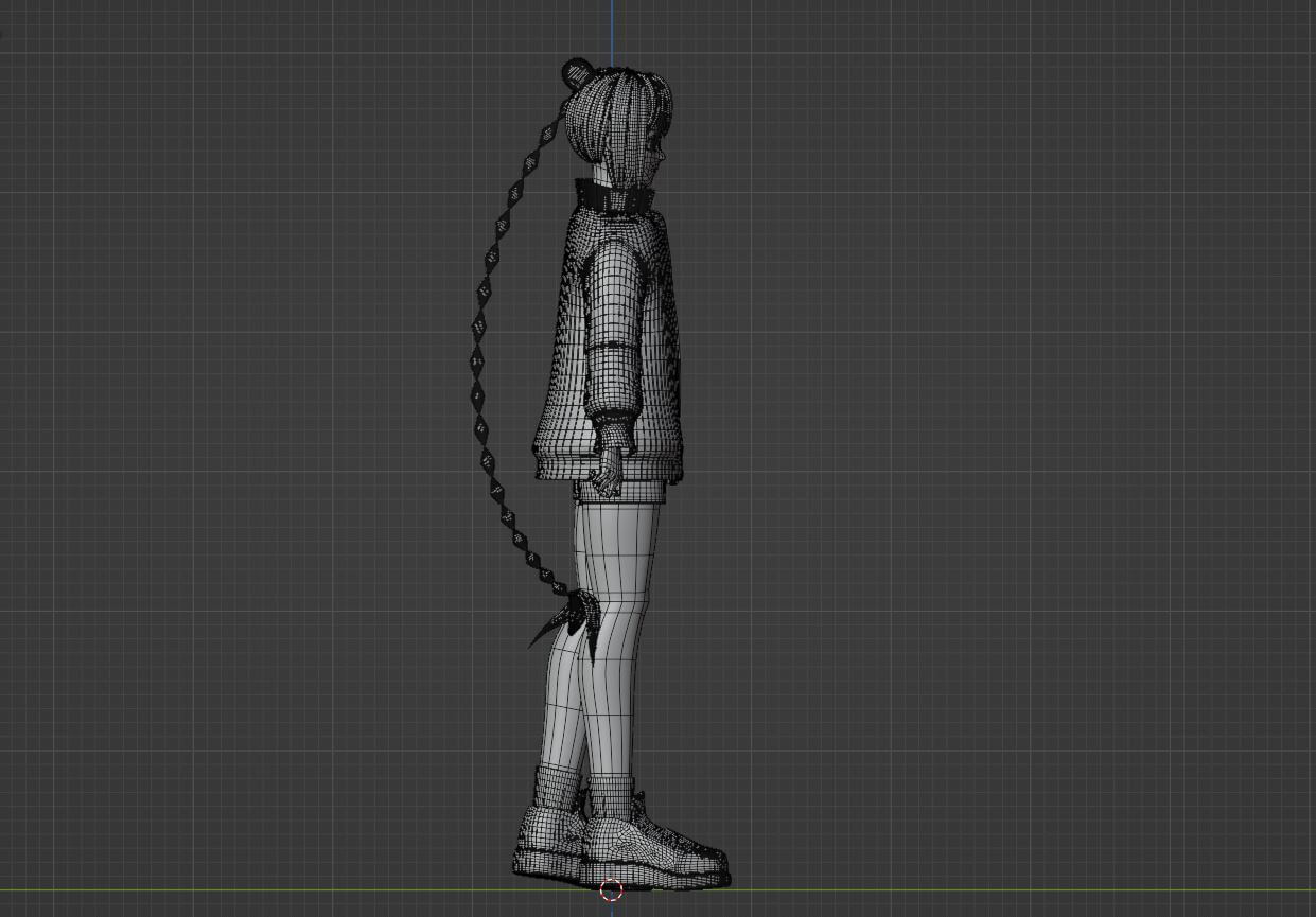 Lu Shaotang - Sakamoto Days 3D Model by Summerforce