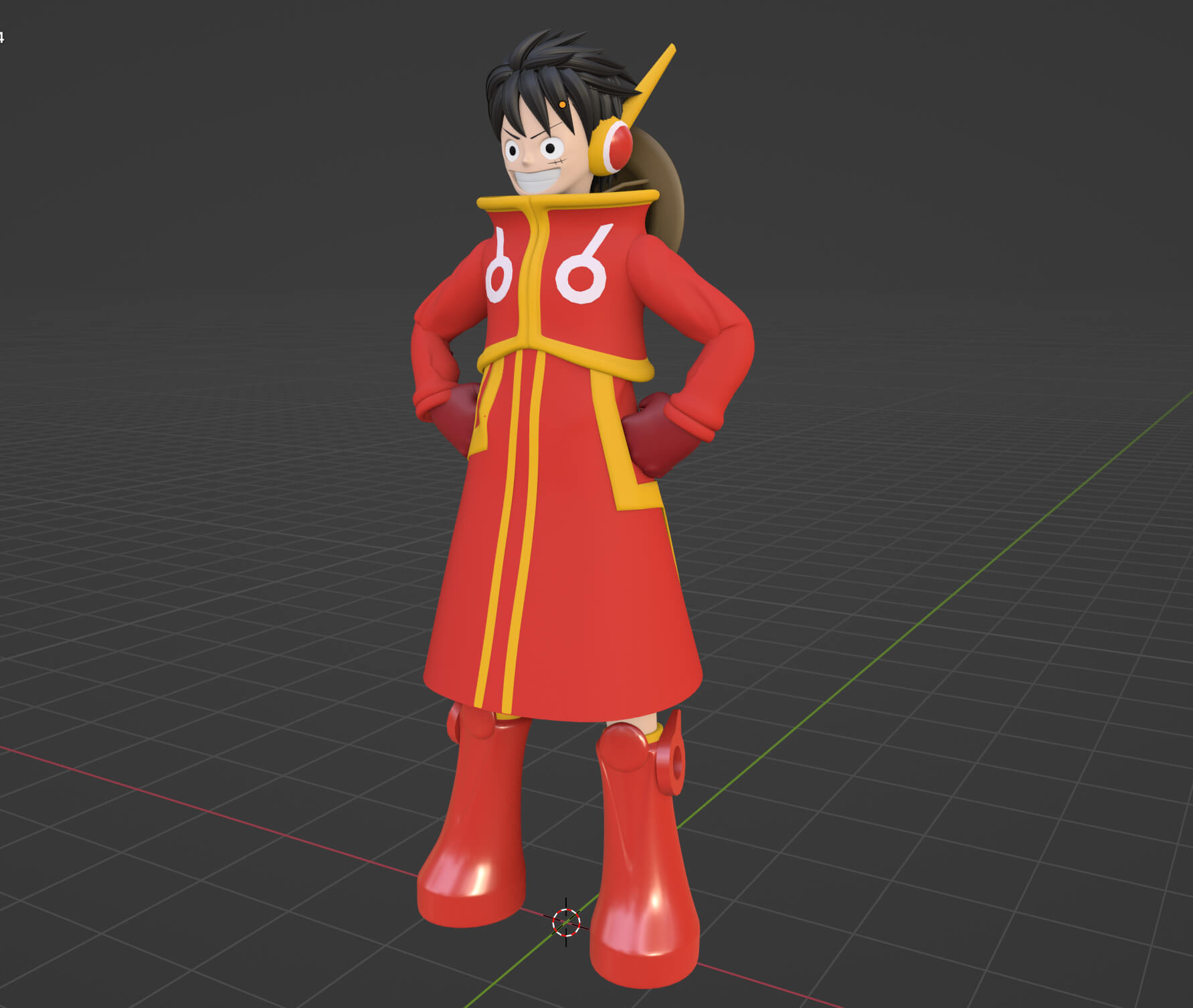 Luffy Egghead - One Piece 3D Model by Summerforce