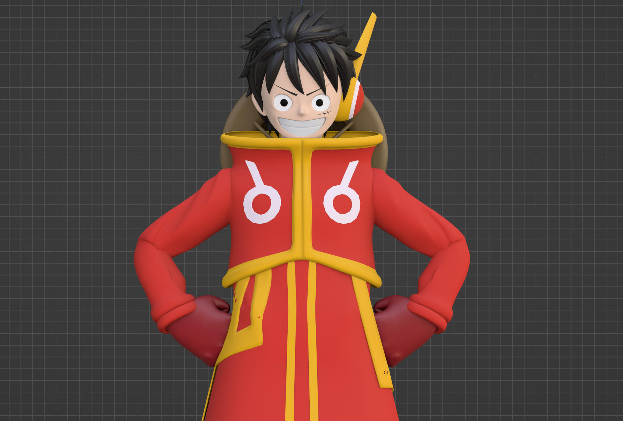 Luffy Egghead - One Piece 3D Model by Summerforce