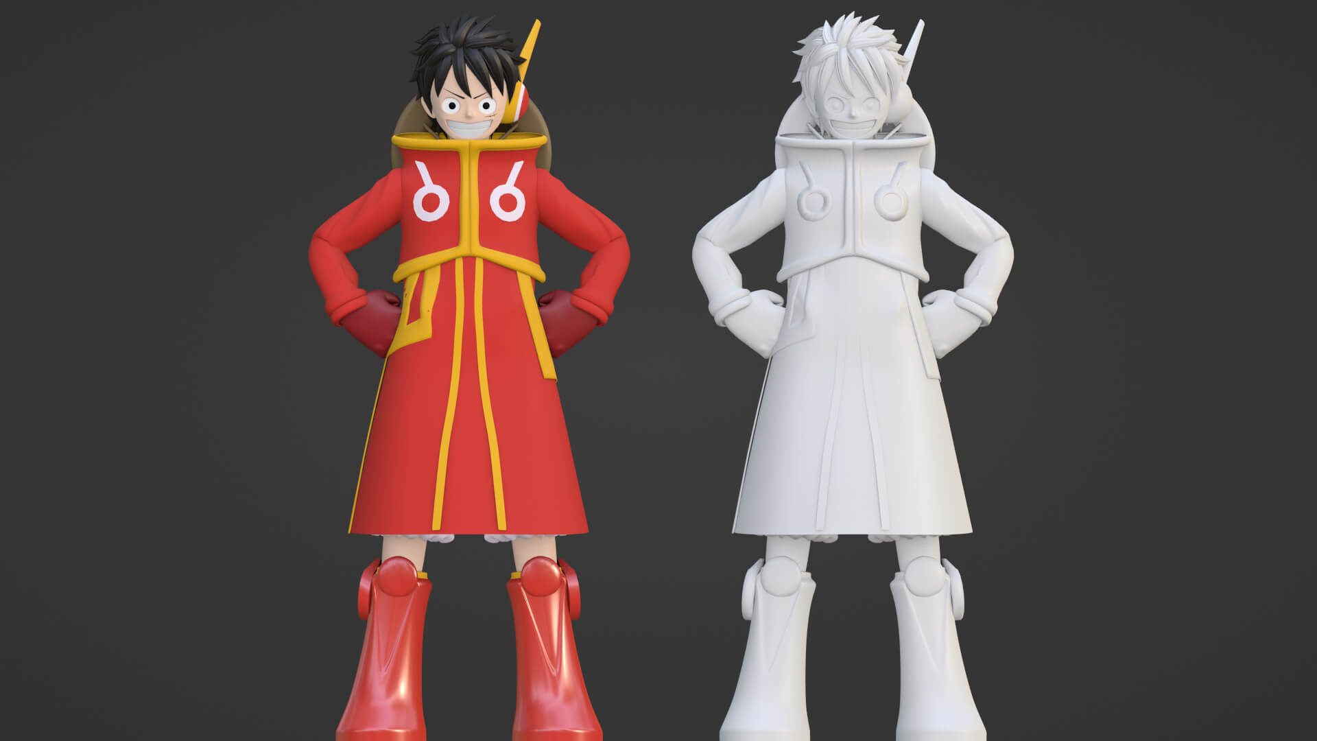 Luffy Egghead - One Piece 3D Model by Summerforce