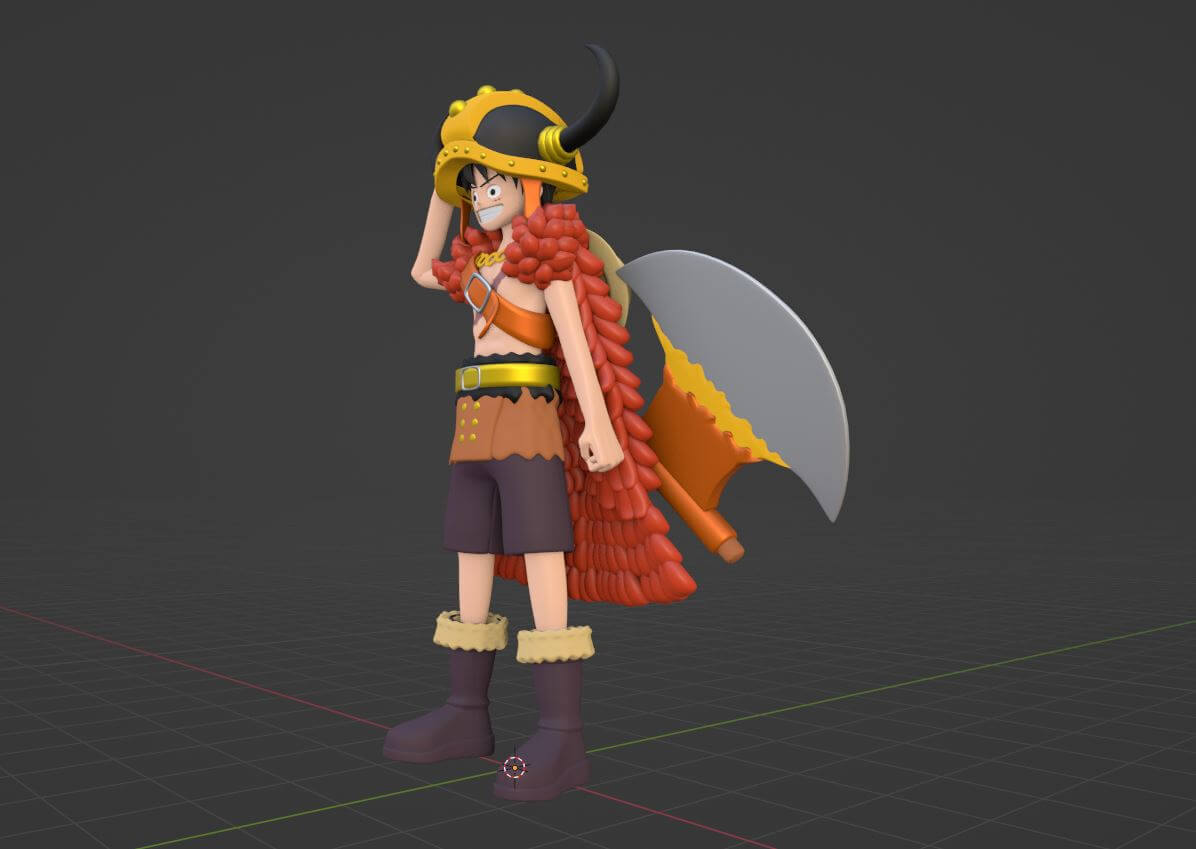 Luffy Elbaph - One Piece 3D Model by Summerforce