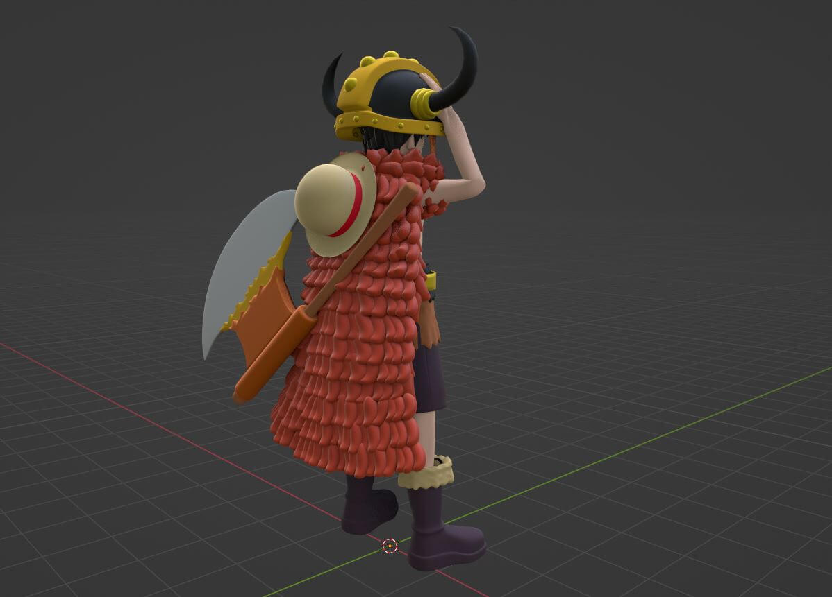 Luffy Elbaph - One Piece 3D Model by Summerforce