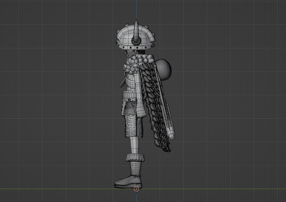 Luffy Elbaph - One Piece 3D Model by Summerforce