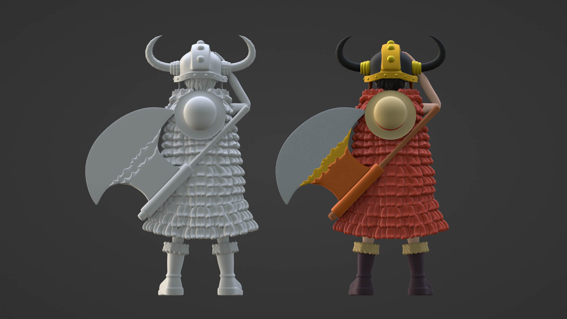 Luffy Elbaph - One Piece 3D Model by Summerforce