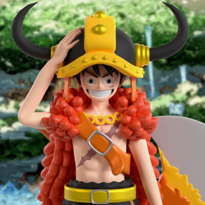 Luffy Elbaph - One Piece 3D Model by Summerforce