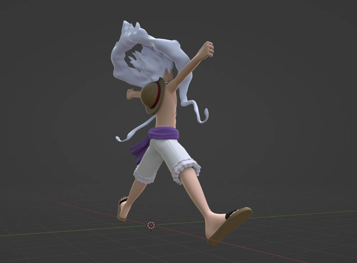 Luffy Gear 5 Egghead - One Piece 3D Model by Summerforce