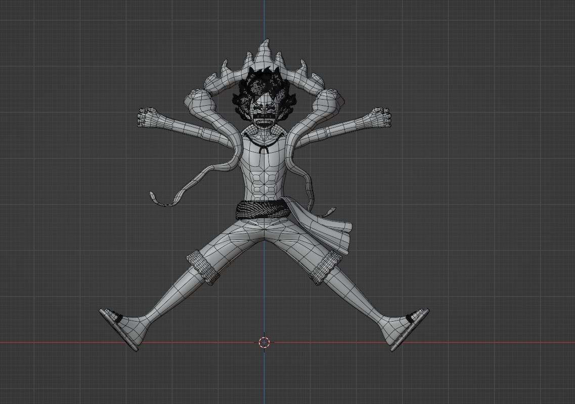 Luffy Gear 5 Egghead - One Piece 3D Model by Summerforce