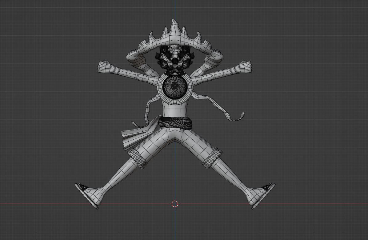 Luffy Gear 5 Egghead - One Piece 3D Model by Summerforce