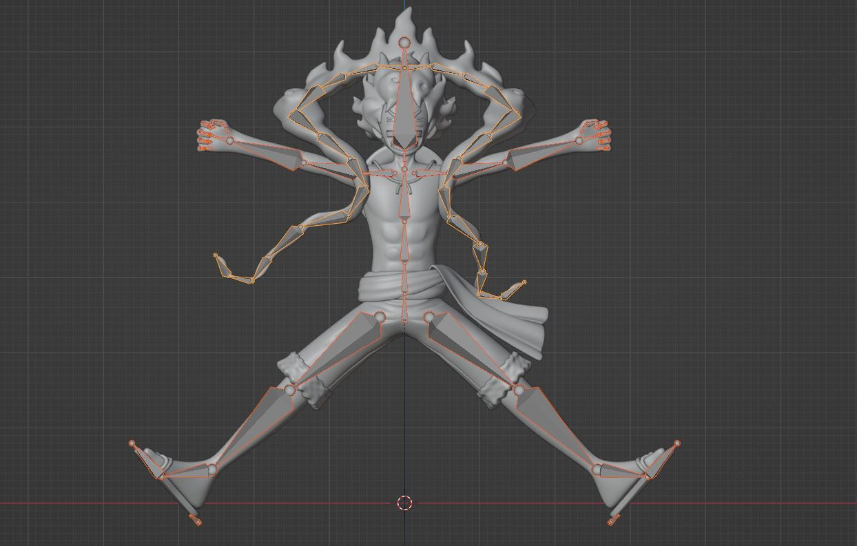 Luffy Gear 5 Egghead - One Piece 3D Model by Summerforce