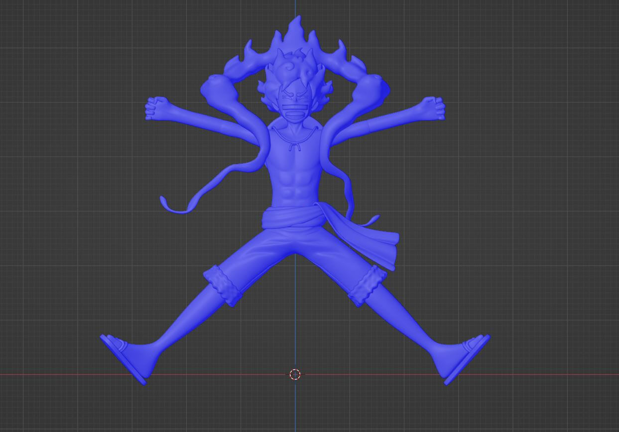 Luffy Gear 5 Egghead - One Piece 3D Model by Summerforce