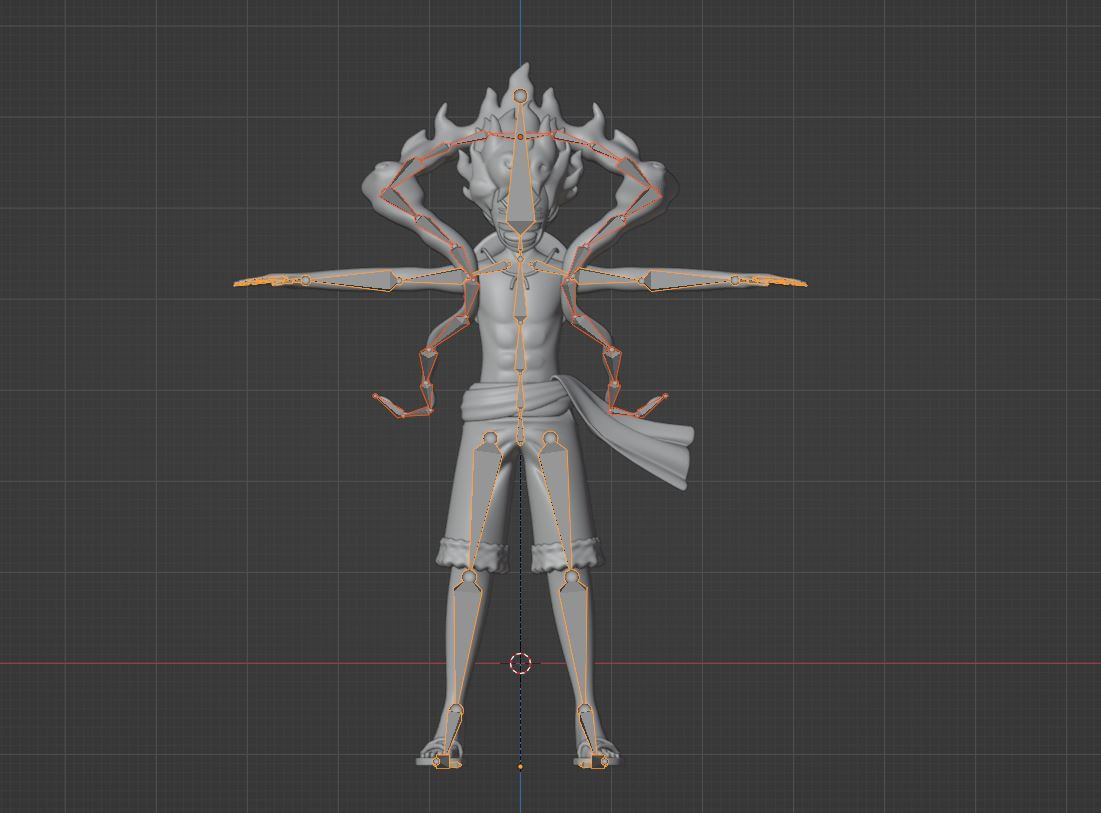 Luffy Gear 5 Egghead - One Piece 3D Model by Summerforce