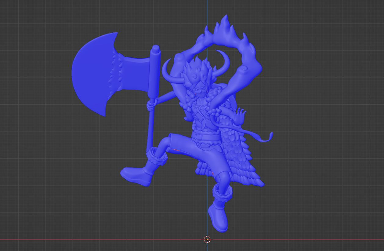 Luffy Gear 5 Elbaph - One Piece 3D Model by Summerforce