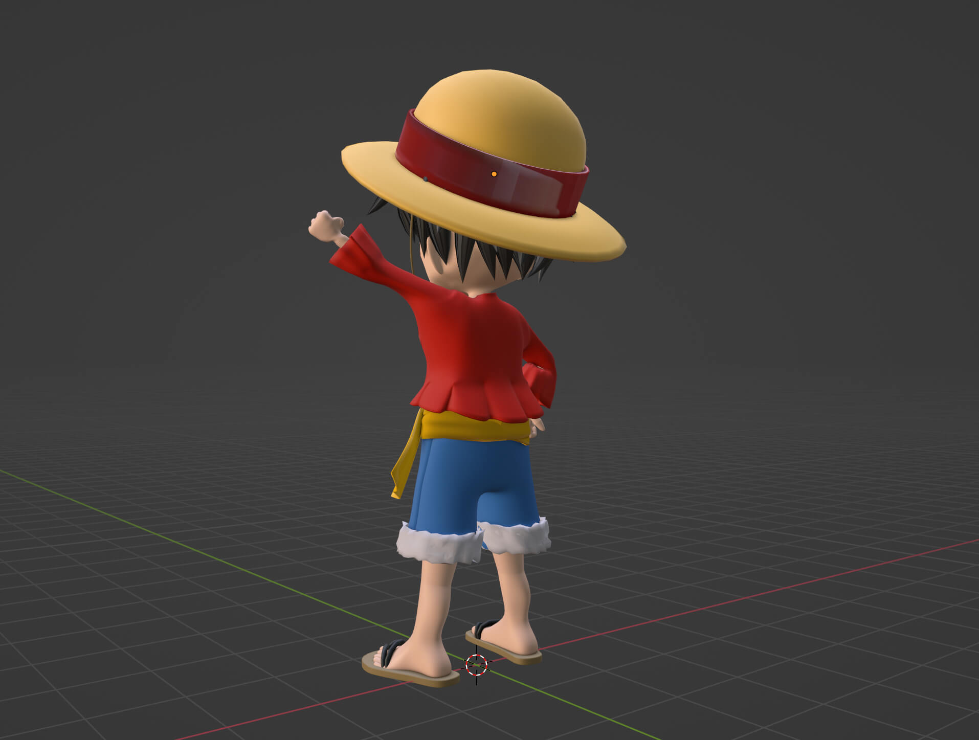Luffy SD - One Piece 3D Model by Summerforce