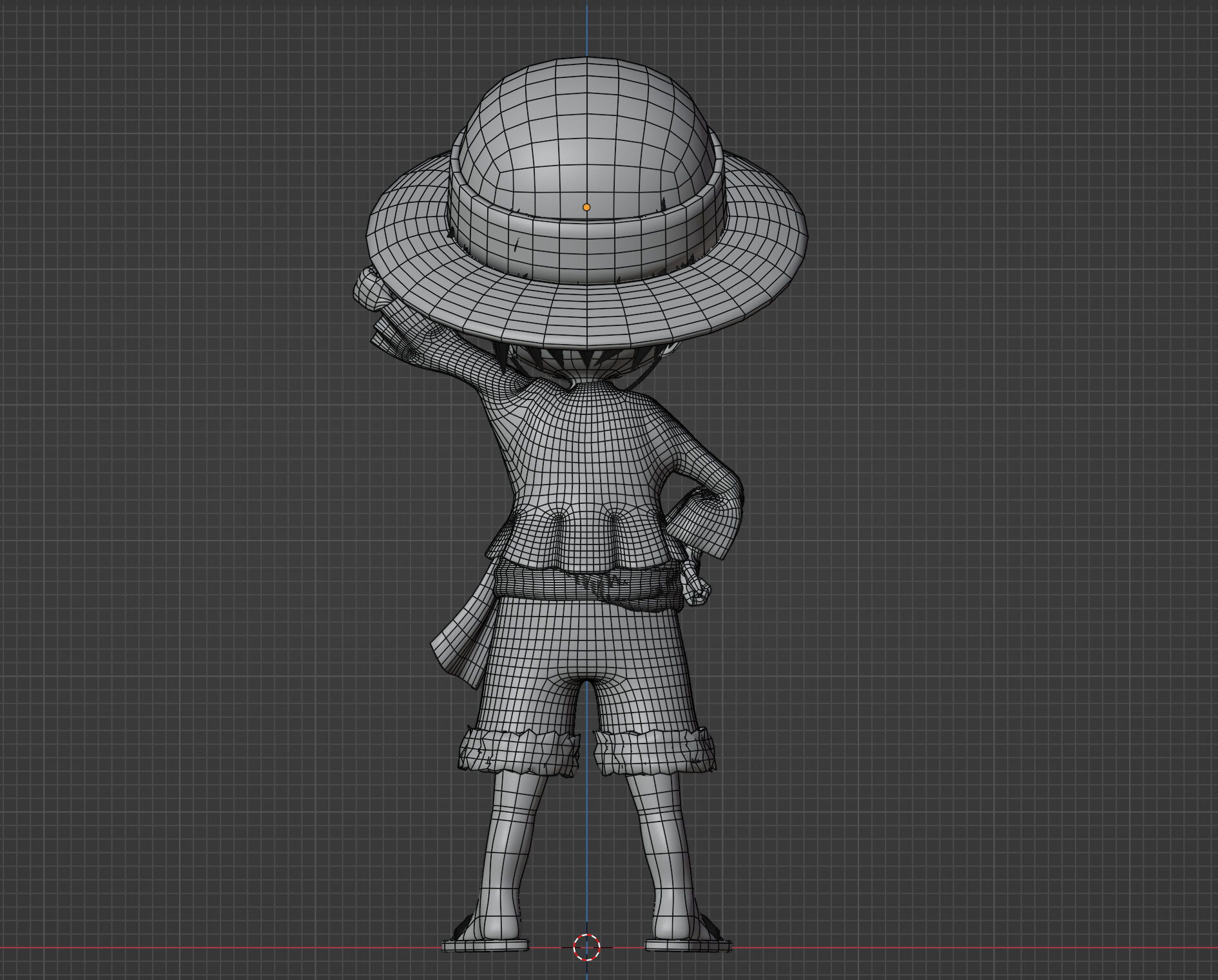 Luffy SD - One Piece 3D Model by Summerforce