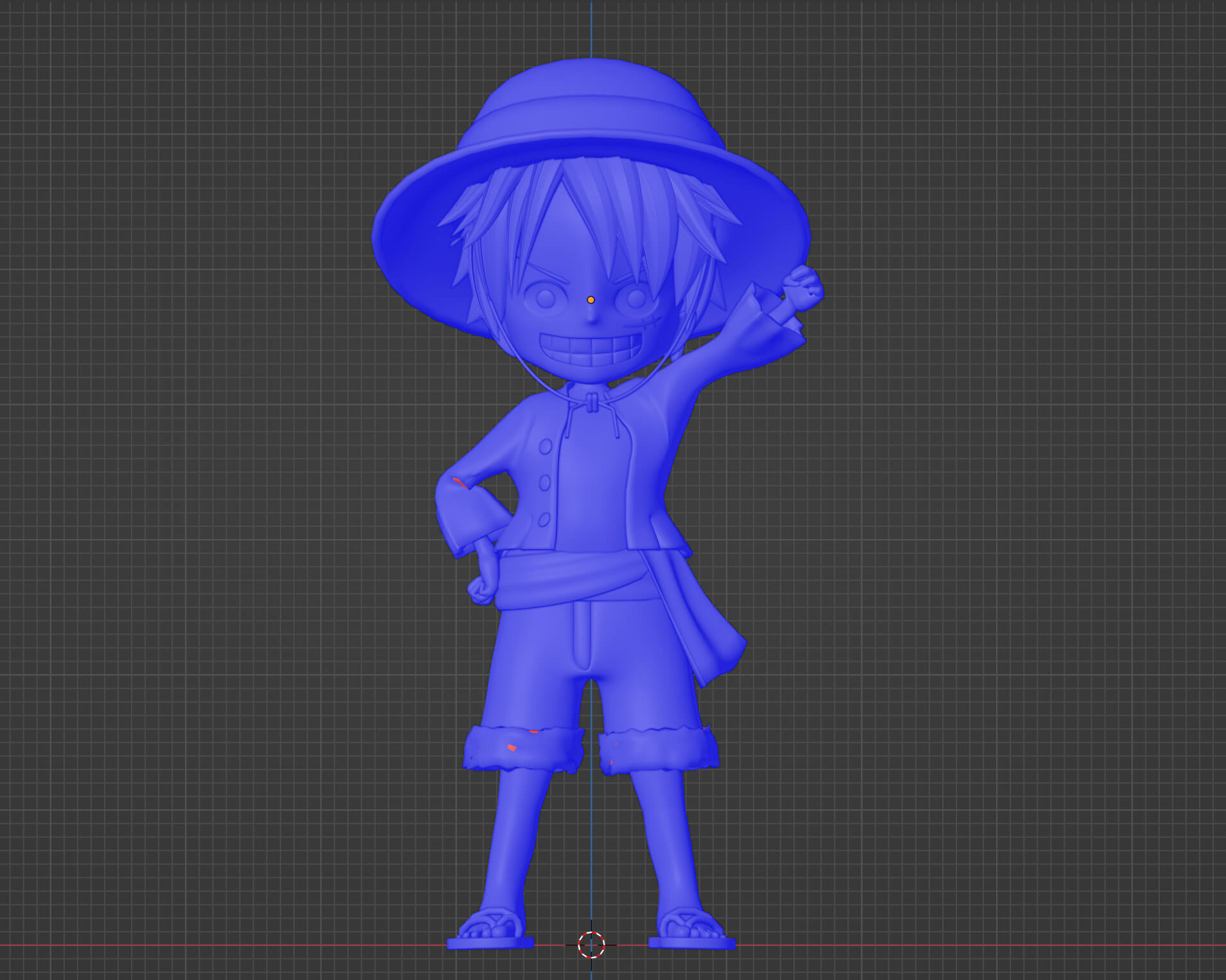Luffy SD - One Piece 3D Model by Summerforce