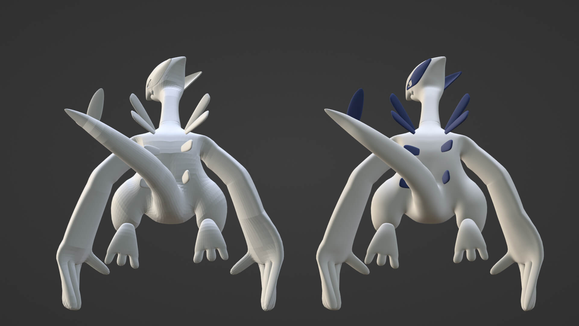 Lugia - Pokemon 3D Model by Summerforce