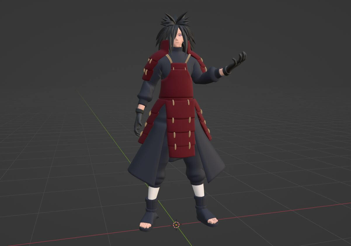 Madara Uchiha - Naruto Shippuden 3D Model by Summerforce