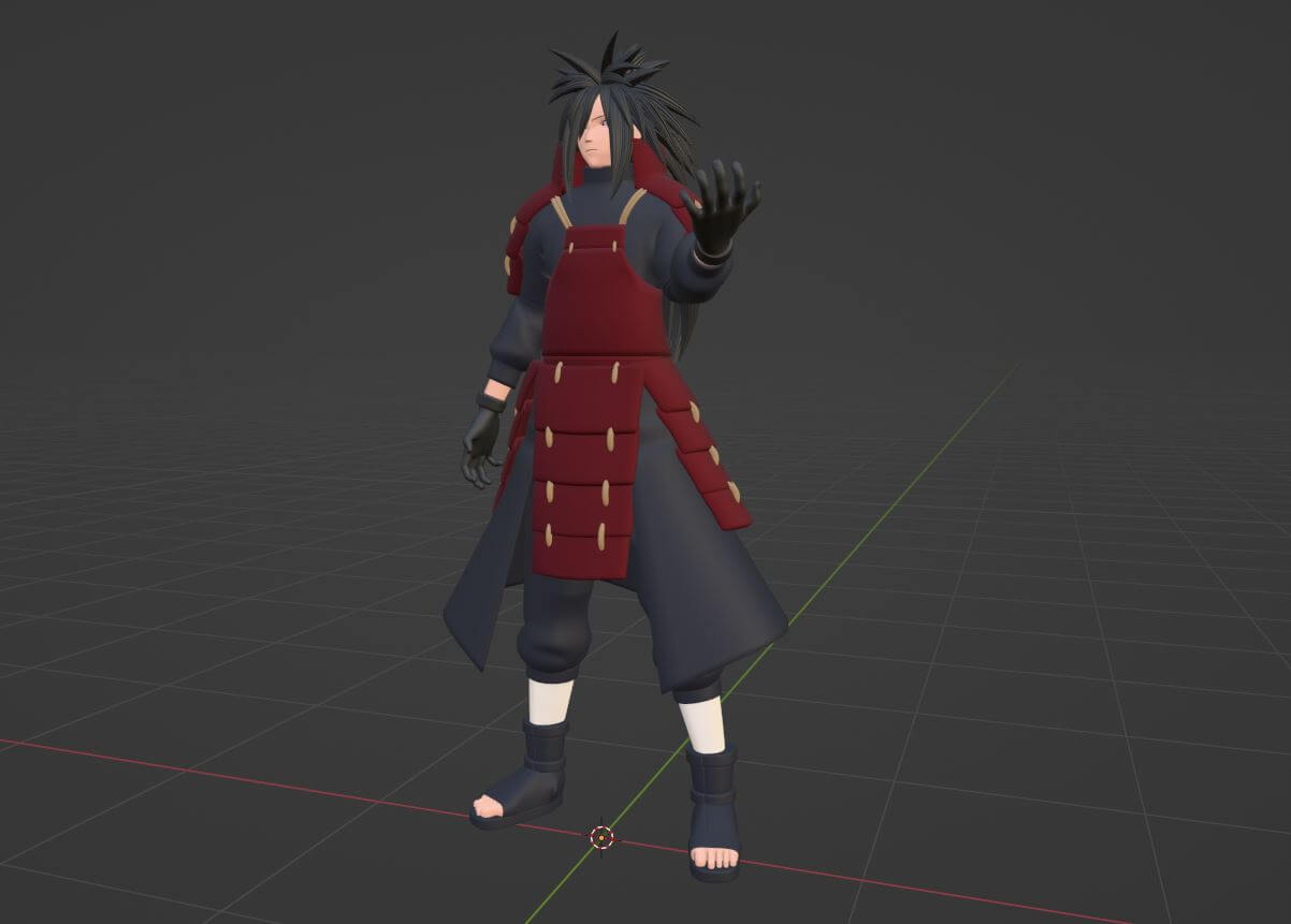 Madara Uchiha - Naruto Shippuden 3D Model by Summerforce