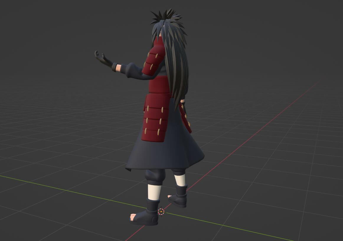 Madara Uchiha - Naruto Shippuden 3D Model by Summerforce