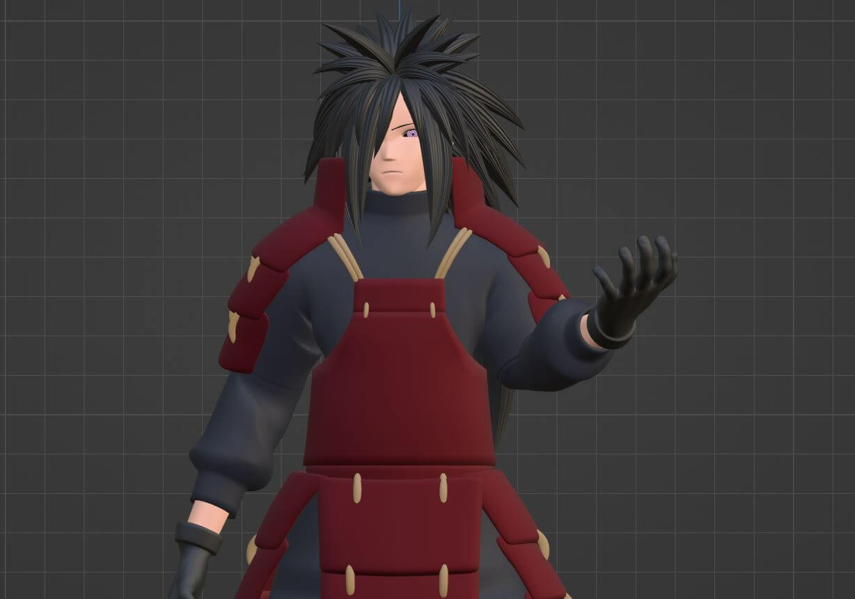 Madara Uchiha - Naruto Shippuden 3D Model by Summerforce