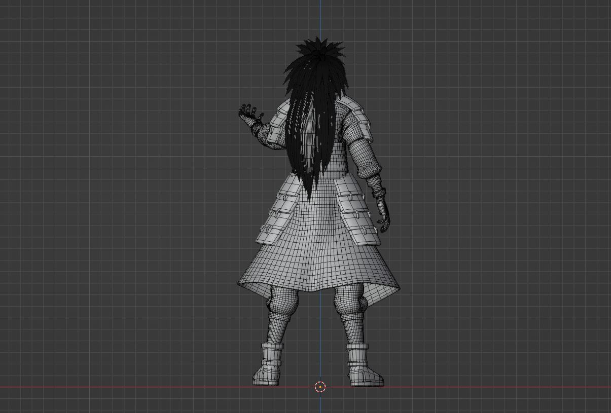 Madara Uchiha - Naruto Shippuden 3D Model by Summerforce
