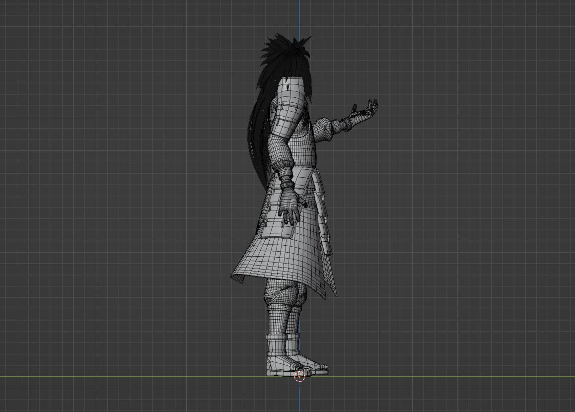 Madara Uchiha - Naruto Shippuden 3D Model by Summerforce