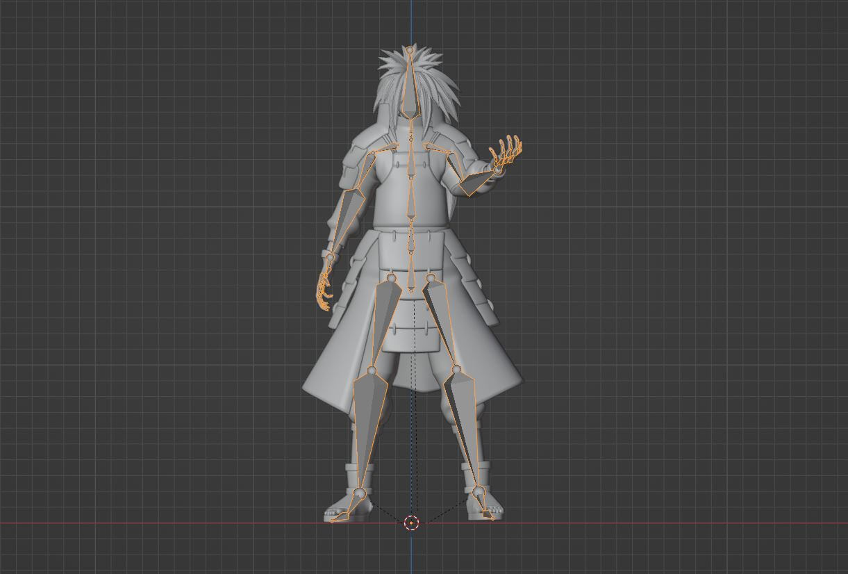 Madara Uchiha - Naruto Shippuden 3D Model by Summerforce