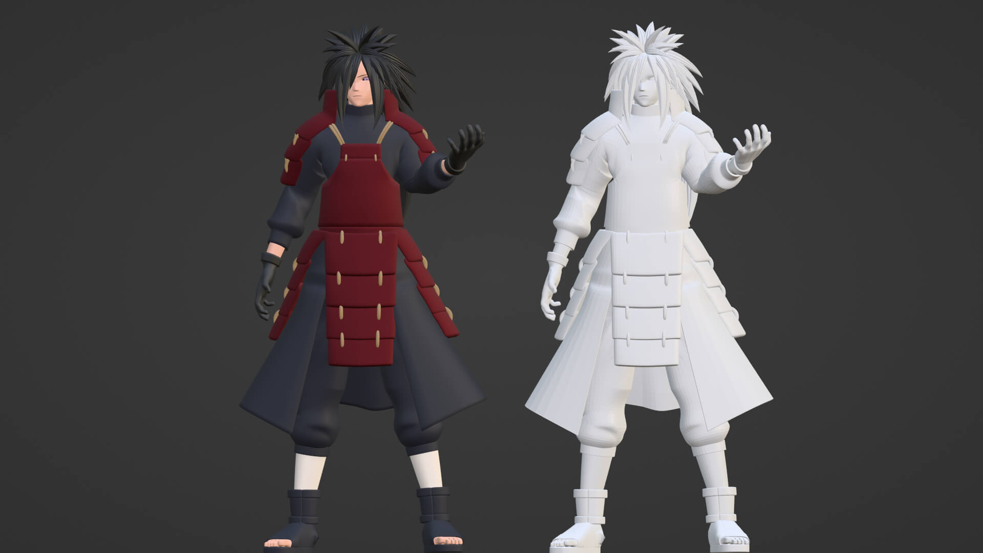 Madara Uchiha - Naruto Shippuden 3D Model by Summerforce