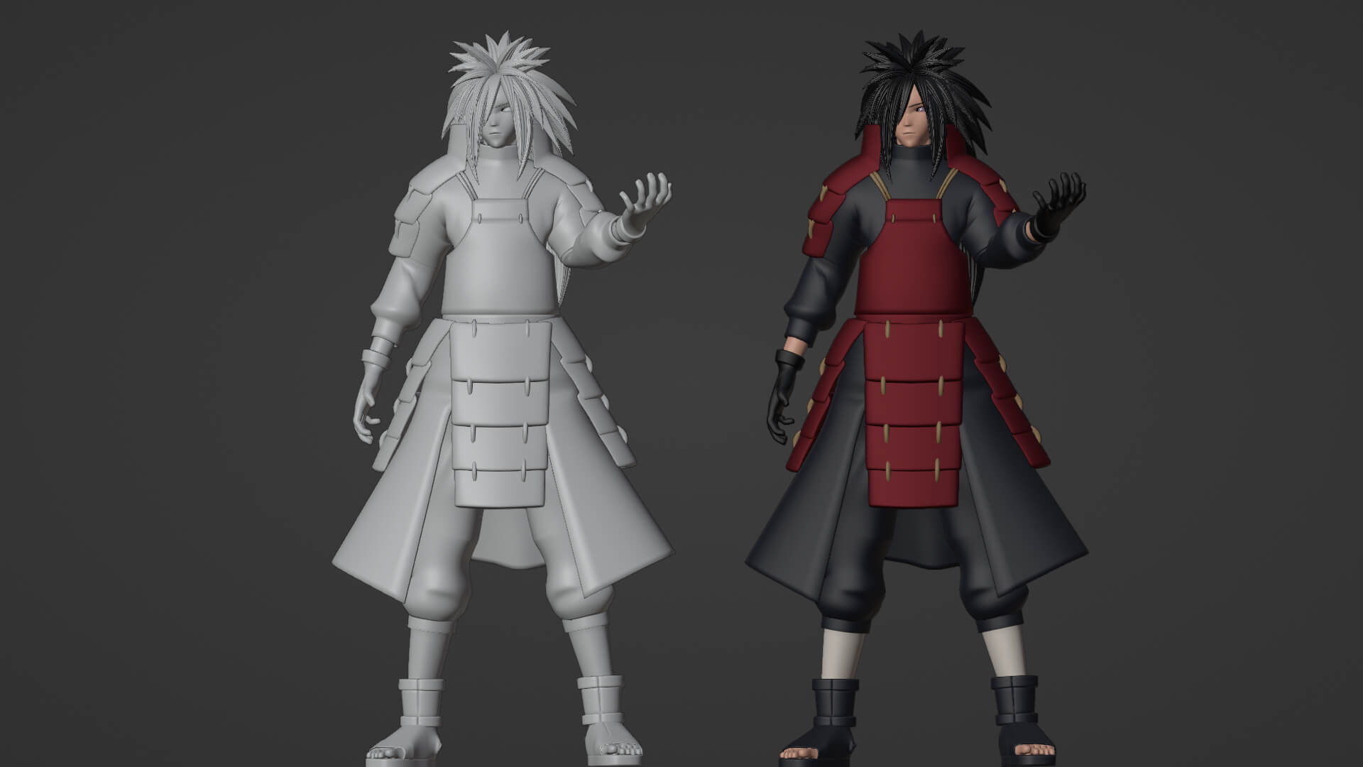Madara Uchiha - Naruto Shippuden 3D Model by Summerforce