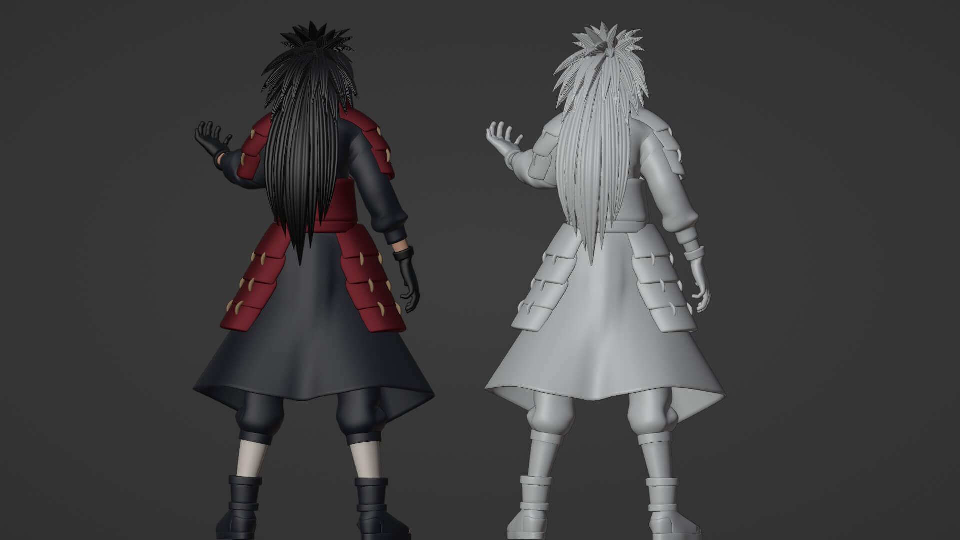 Madara Uchiha - Naruto Shippuden 3D Model by Summerforce