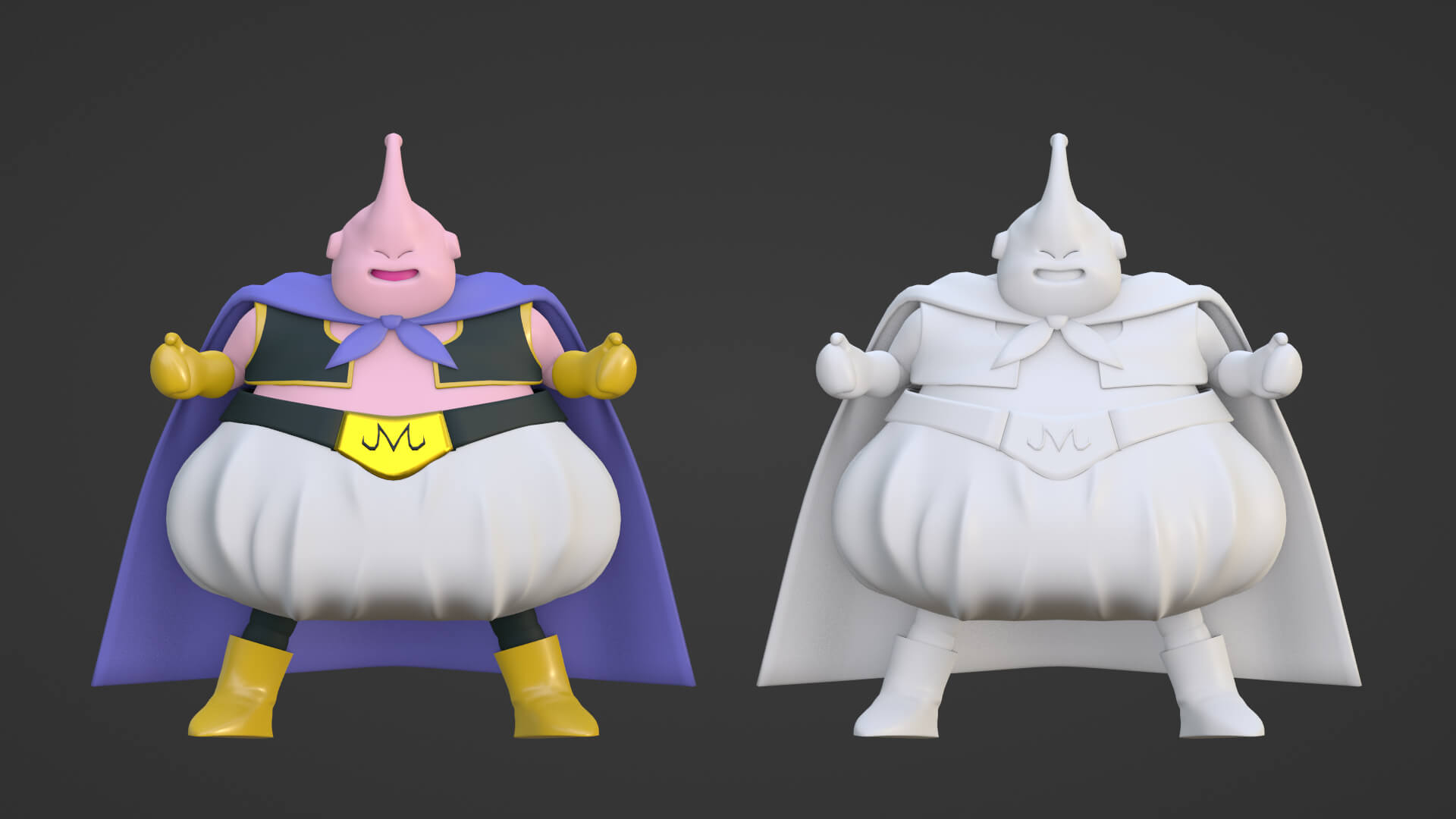 Majin Buu - Dragon Ball 3D Model by Summerforce
