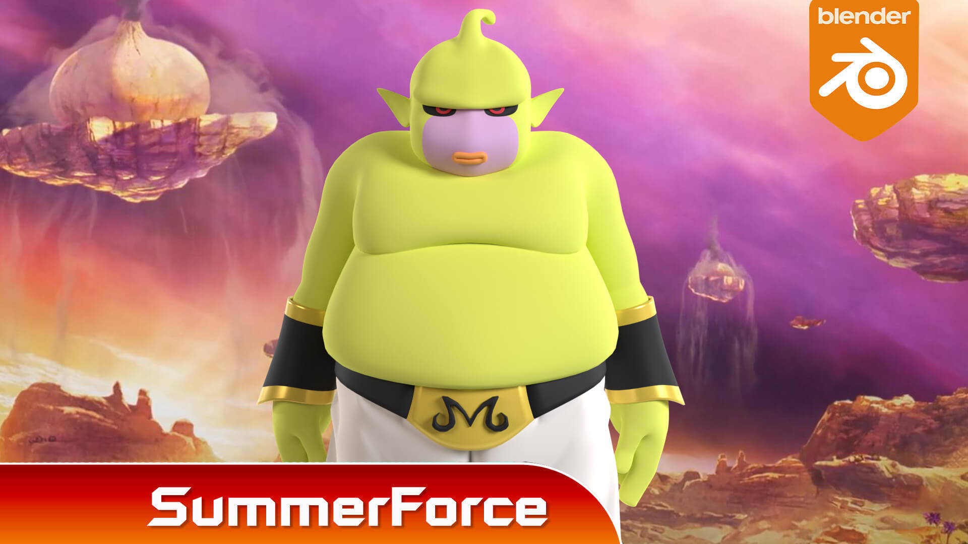 Majin Duu - Dragonball Daima 3D Model by Summerforce